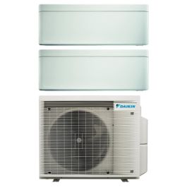 DAIKIN 2MXM50A + FTXA25AW + FTXA35AW MXM Bluevolution Multi R32 Dualsplit Kit with Stylish Wall ...