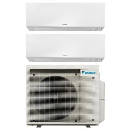 DAIKIN 2MXM50A + FTXM35R + FTXM35R MXM Bluevolution Multi R32 Dualsplit Kit with Perfera Wall ...