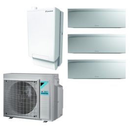 DAIKIN 4MXM68N + (3x) FTXJ20AW + CHYHBH05/33A2 Kit HPU Hybrid + Multi Emura a Parete R32 - 6.8 ...