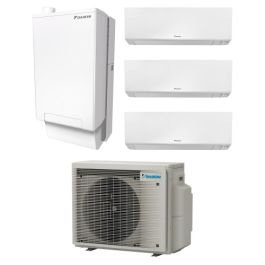 DAIKIN 4MXM80A + 3x FTXM25R + SB.I-CHYHBH05/33A2 Kit HPU Hybrid + Multi R32 con 3 Unità a Parete ...