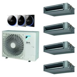 DAIKIN RZA200D + 4 x FBA50A9 Kit Sky Air Advance Package Double Twin ...