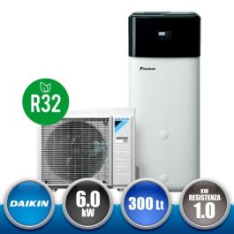 DAIKIN SB.EHSX308D/06R1 Compact R32 Air-Water Heat Pump Kit - 6kW 300L R1 - ShopClima.it
