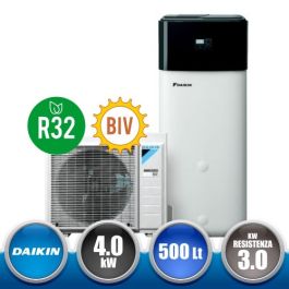 DAIKIN SB.EHSXB504D/04R3 Compact R32 Air-Water Heat Pump Kit - 4kW 500L R3 BIV - ShopClima.it