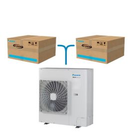 TWIN Daikin Sky Air Advance R32 System with Outdoor Unit RZASG125MV 12.5 kW Single-Phase + 2 ...