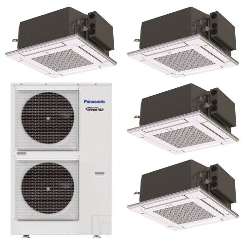 PANASONIC U-200PZH2E8 + (4x) S-50PY3E Big PACi Elite R32 Kit with ...