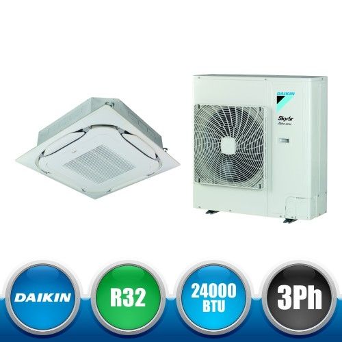 DAIKIN RZAG71MY1 + FCAHG71H Kit Monosplit avec Supercassette Intégré Round Flow SkyAir Alpha R32 ...