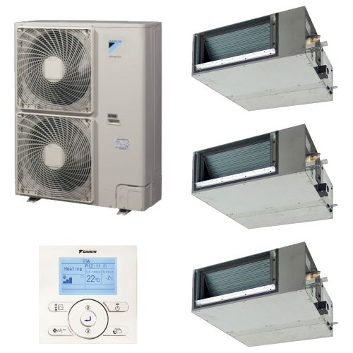 DAIKIN RZQSG100L8Y1+FBA35A(x3) Outdoor unit Three phase Triple ...